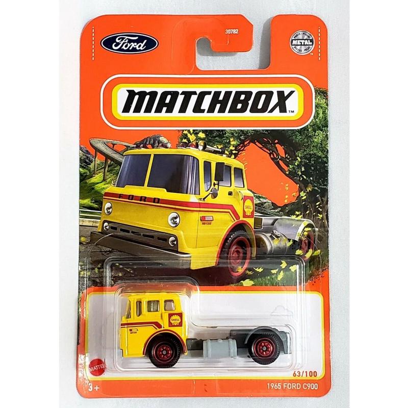 Carrinho miniatura matchbox 1965 ford c900 da shell - 63/100 - escala 1 ...