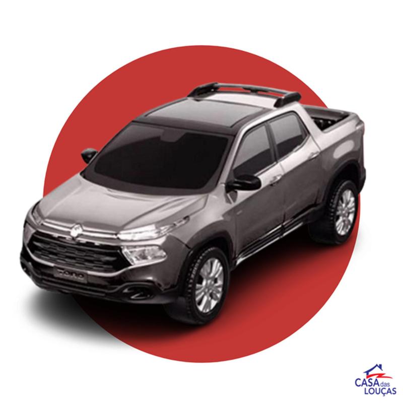 Carrinho Pick Up Fiat Toro - Roma 1865 cor: Grafite - Carrinho de ...