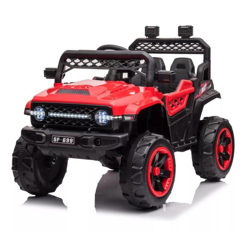 Carro Elétrico Jeep 4x4 Vermelho 12V Mini Veículo Bang Toys - Mini ...