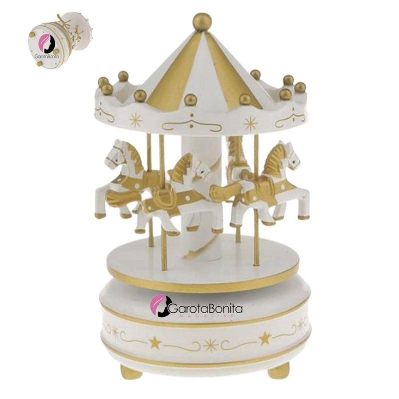 Carrossel musical cavalinhos - Kit Girl - Caixa de Música - Magazine Luiza