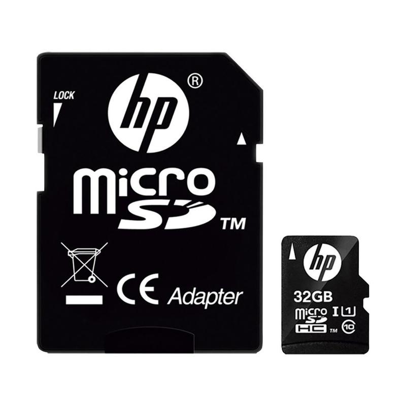 Cartão De Memória Hp Micro Sd 32gb Classe 10 U1 Preto - Cartão de ...