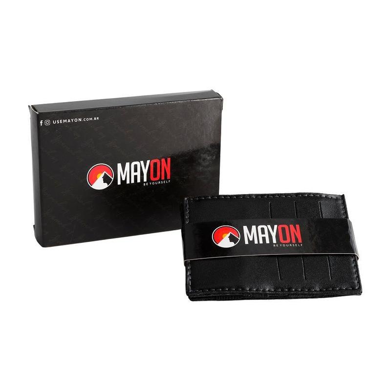 Carteira Mayon Ultra Slim em Couro Legítimo - Carteira - Magazine Luiza