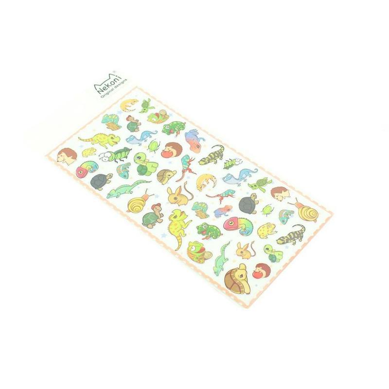 Cartela de Adesivos Stickers Bichinhos Coloridos - HK GIFT - Adesivos ...