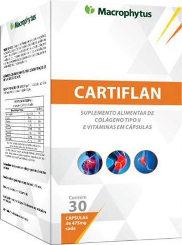 Cartiflan 475mg 30cps - Macrophytus - Vitaminas A-Z - Magazine Luiza