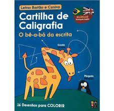 Cartilha de Caligrafia O Bê-a-bá da Escrita - Letras Bastão e Cursiva ...
