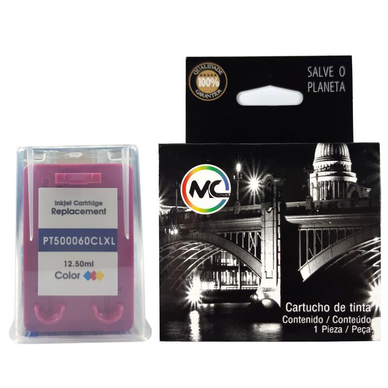 Cartucho de Tinta Para Impressora MC Inkjet 12,5ml 60XL Color ...