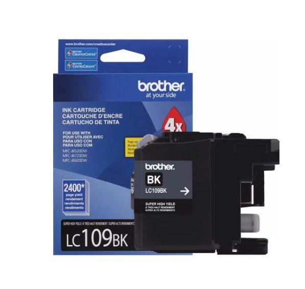 Cartucho tinta lc-109 preto 2.4k brother j6520 6920 original - Cartucho ...