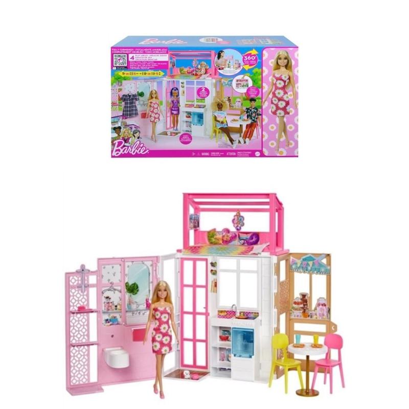 Casa Barbie Playset Glam c/ Acessórios 3+ HCD48 Mattel - Playsets ...