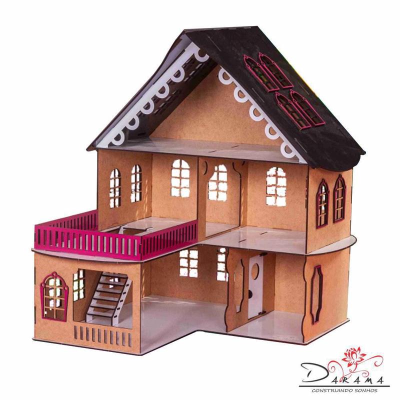 Casa De Bonecas Para Lol E Polly Modelo Cindy Eco - Darama - Casinha de ...