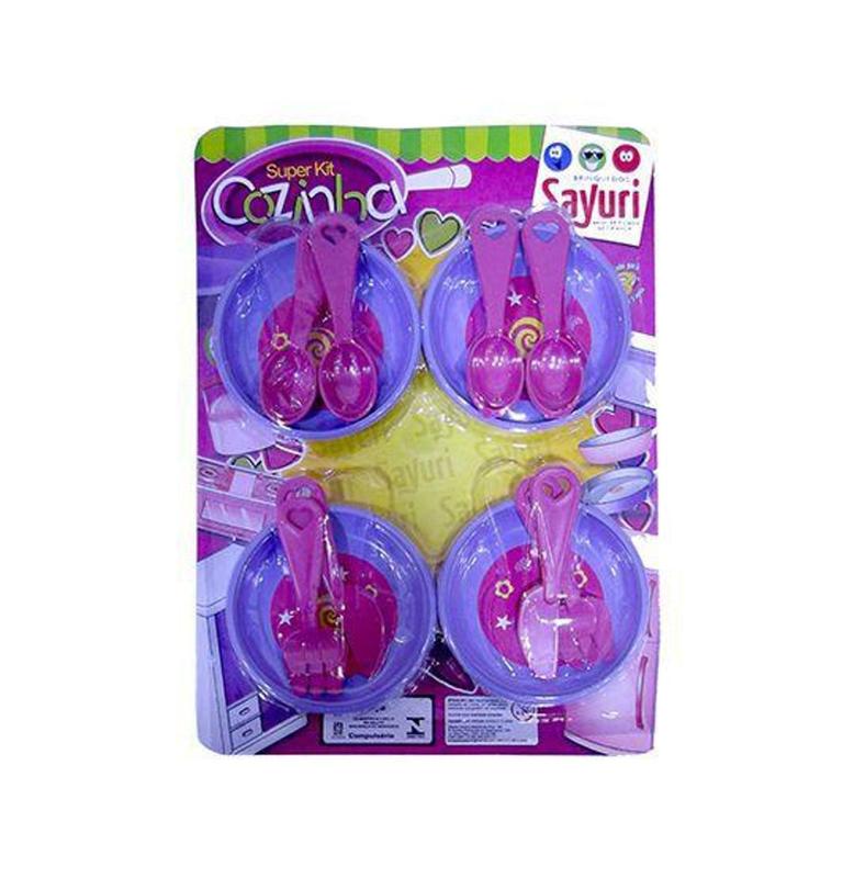 Casa e Cozinha Pratinhos com Acessorios 12 Pecas - Sayuri - Cozinha ...