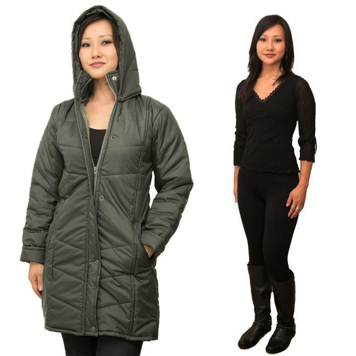 Casaco Acolchoado feminino Impermeável + Calça Térmica Frio Intenso até ...