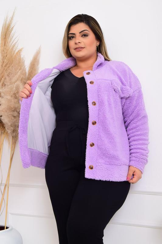 Casaco Teddy plus Size - Lumar - Outros Moda e Acessórios - Magazine Luiza