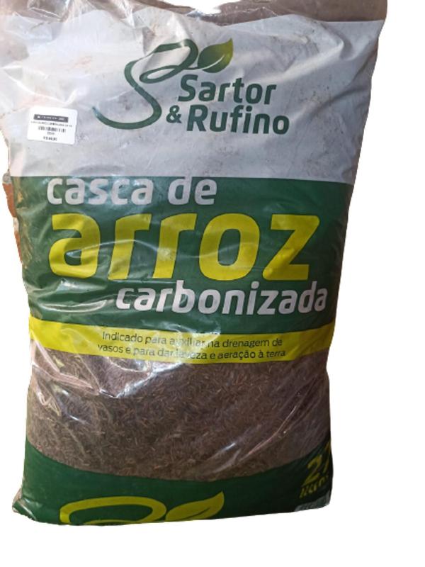 Casca de Arroz Carbonizada 2,5 KG - Casa e Jardim - Arroz - Magazine Luiza