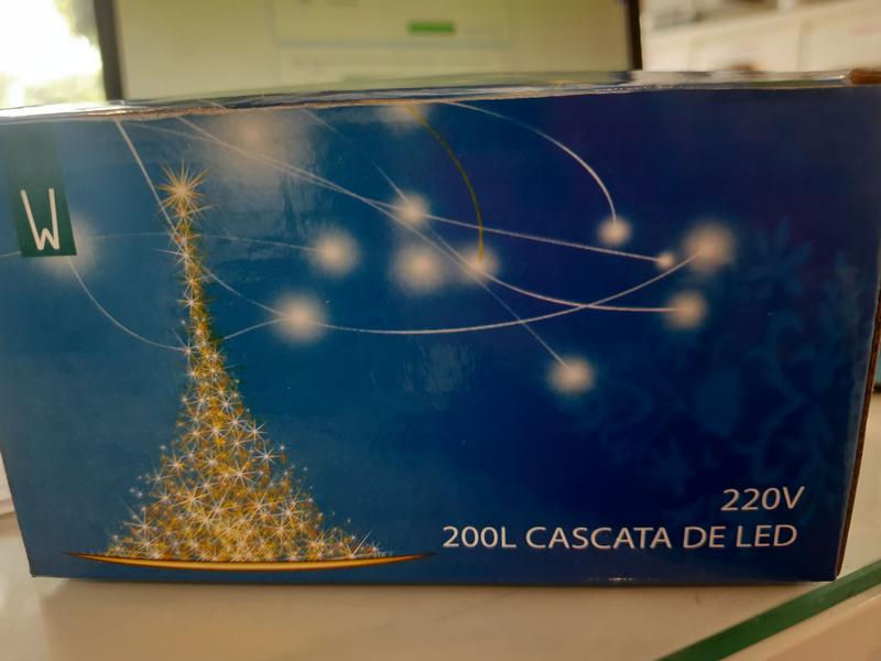 Cascata de led pisca pisca azul 220v 5 metros - Benzul - Cascata de ...