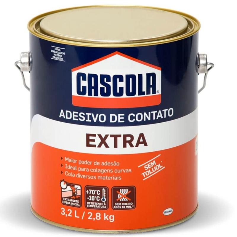 Cascola Extra sem Toluol 2,8 Kilos - 1406650 - CASCOLA - Cola de ...