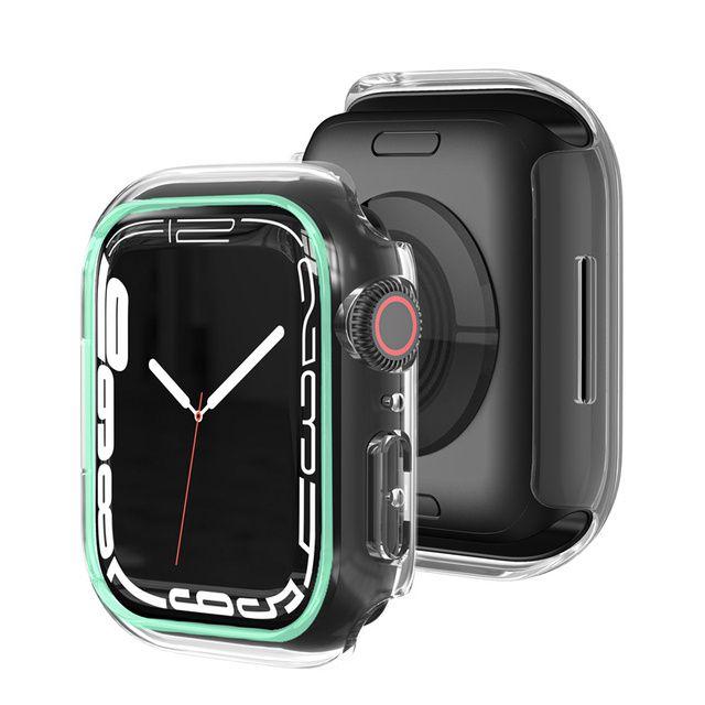 Case Acrílico 360 Neon alta proteção para apple watch séries 5, 6, 7 ...