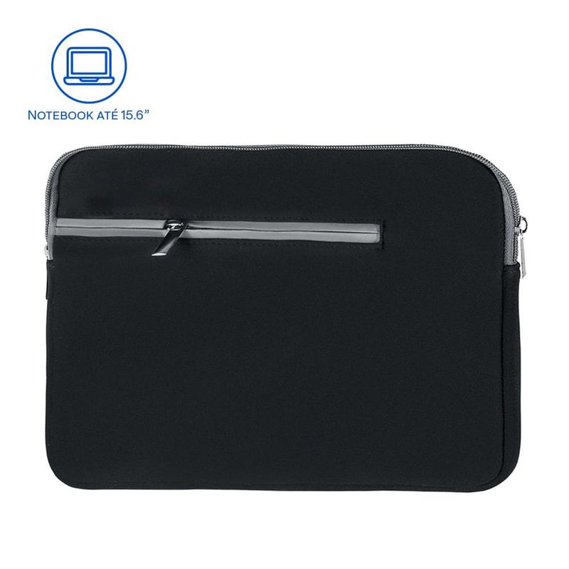 Case Neoprene Preta para Notebook até 15,6" Multi - BO400 - Multilaser ...