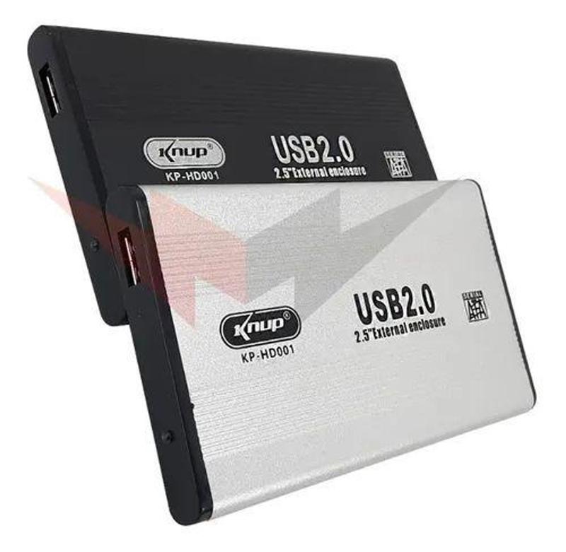 Case Para Hd Externo Sata 2.5 USB 2.0 KP-HD001 - KNUP - External - Case para HD Externo ...
