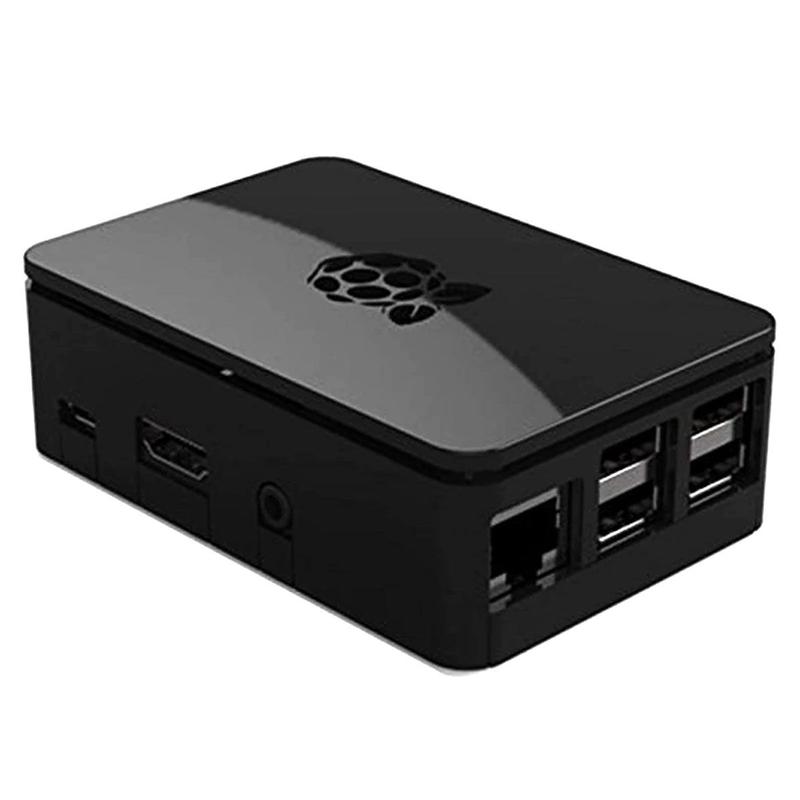 Case Preto para Raspberry Pi 3, Pi 2 Modelo B, B+ - Casa da Robotica - N - Instrumentos de Corda ...