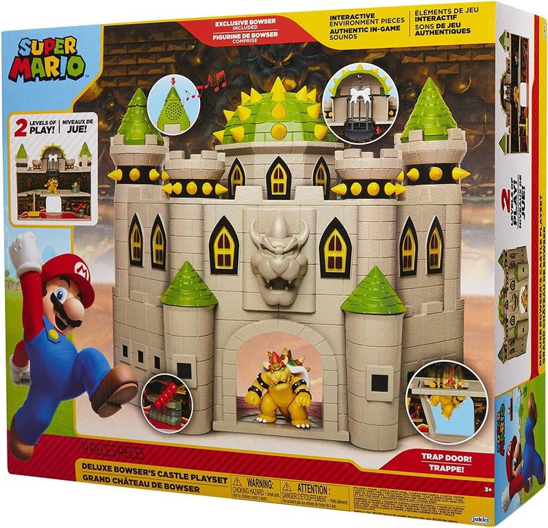 Castelo Super Mario Playset Bowser Castle - Candide 3017 - Playsets ...