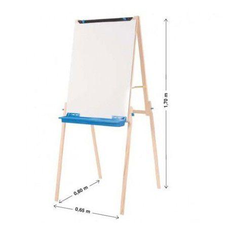 Cavalete flip chart / quadro branco 12228 portatil trident - Cavalete ...