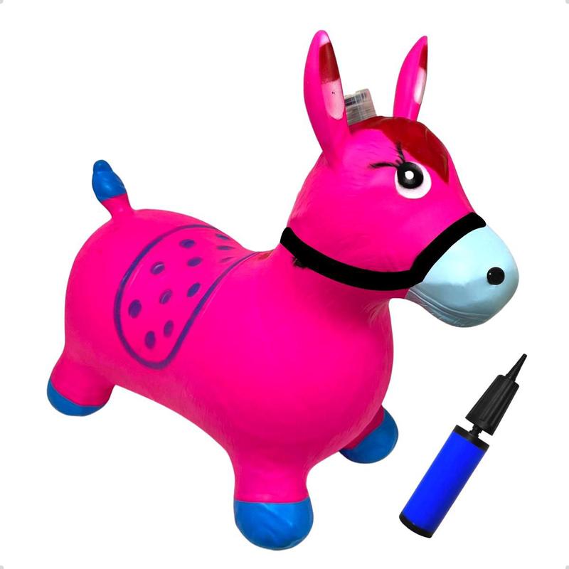 Cavalo Cavalinho Upa Upa Pula Pula Grande Pocotó Led Inflável Com Bomba ...
