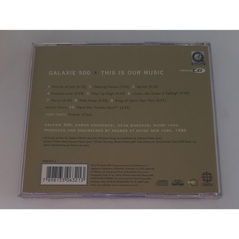 Cd Galaxie 500 - This Is Our Music * - Warner - Livros de Educação ...