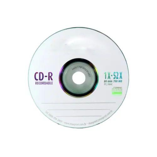 Cd-R 52x700mb Printable 80m - Maketech - CD Virgem - Magazine Luiza