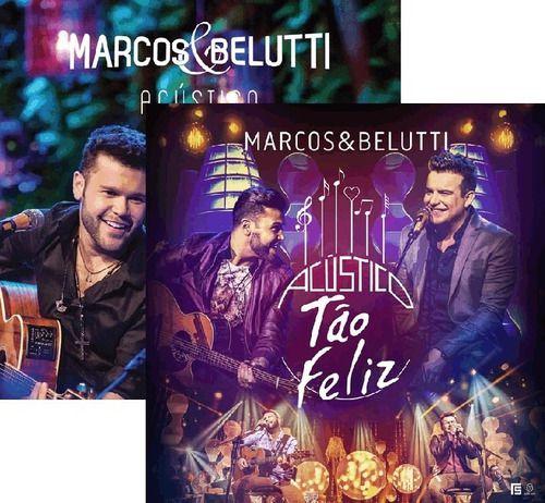 Cds Marcos & Belutti Acústico E Acústico Tão Feliz - 2 Cds - DVD/CD ...