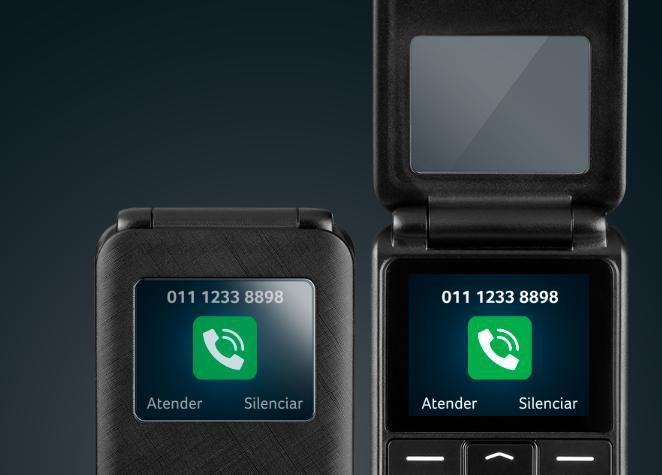 Celular Para Idoso Multilaser Flip Vita Dual Sim Botão Sos - Celular ...