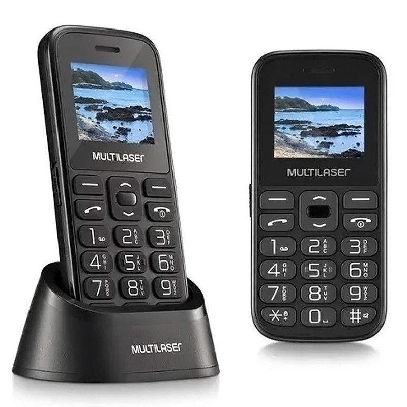 Celular Simples Vita Multilaser Com Base Lanterna Idoso - Celular ...