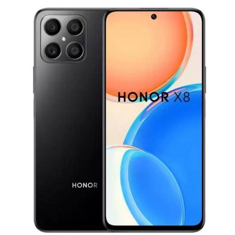 Celular Smartphone Desbloqueado Honor X8 Preto Huaw ei Tela 6,7 IPS ...