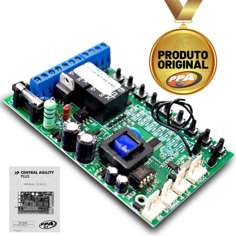 Central agility plus bivolt 50hz / 60hz (avulsa) - PPA - Alarme ...