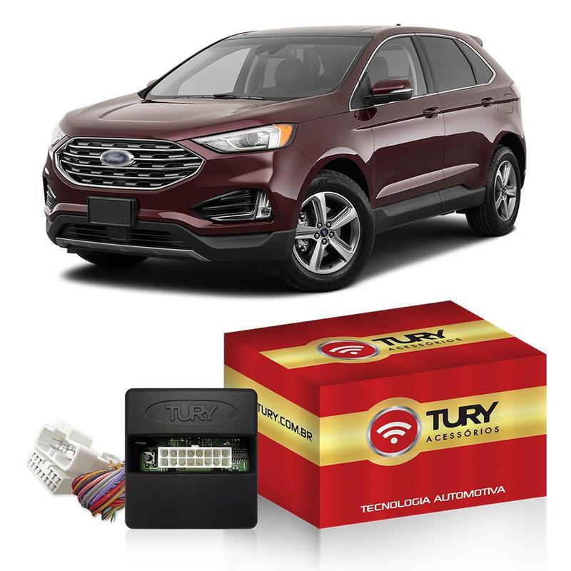 Central Alarme Ford Edge 2007 a 2021 Tury COMFORT1.1 Segurança e ...
