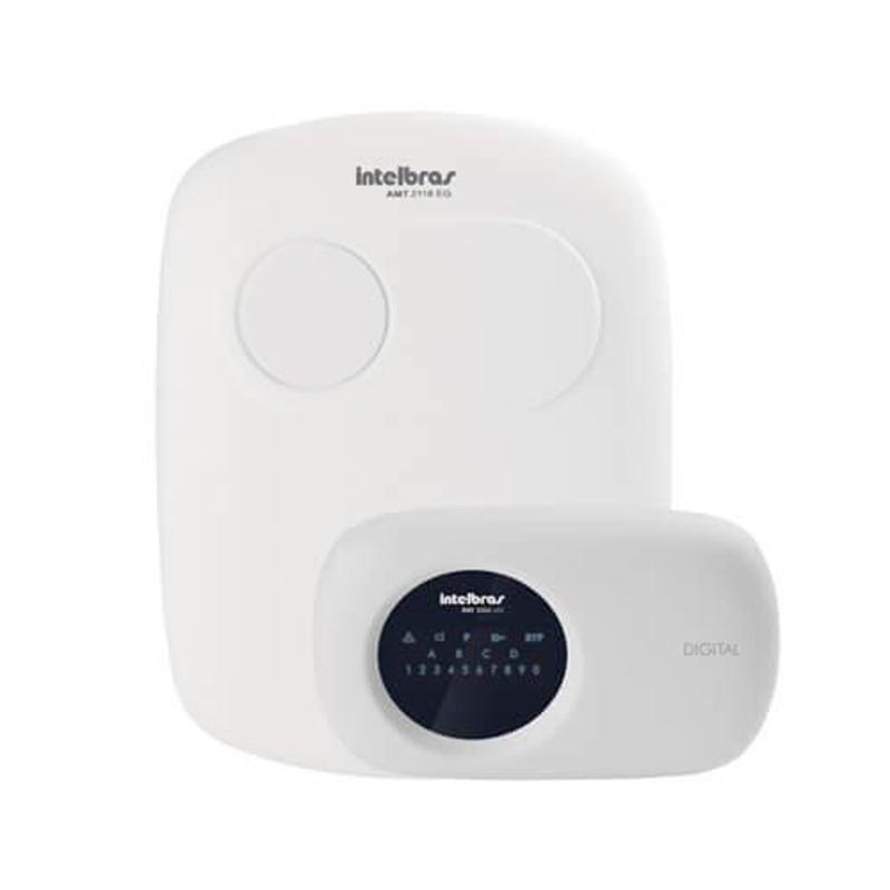 Central de alarme monitorada Intelbras AMT 2118 EG - Alarme Residencial ...