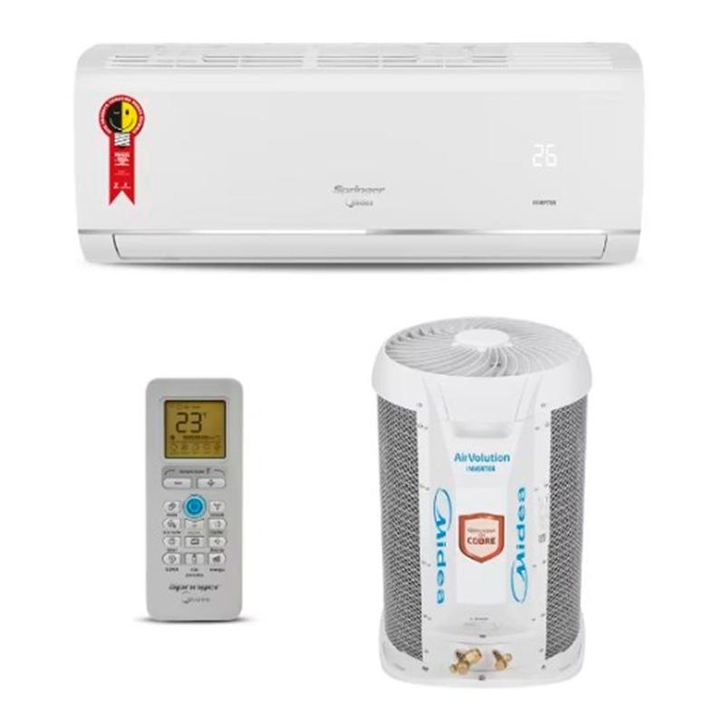 Central de Ar Split 12000Btus Inverter Airvolution 38TVCC12S5 ...