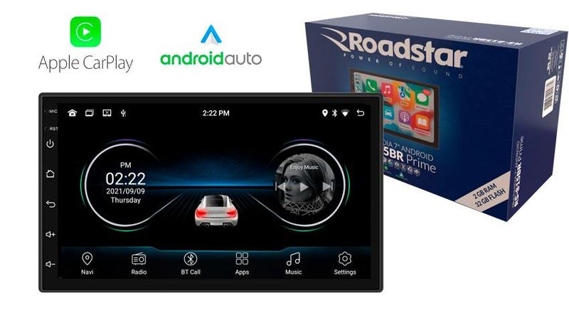 Central Multimídia 2 din MP5 GPS Bluetooth Carplay 7 Polegadas - Roadstar - Central Multimídia ...