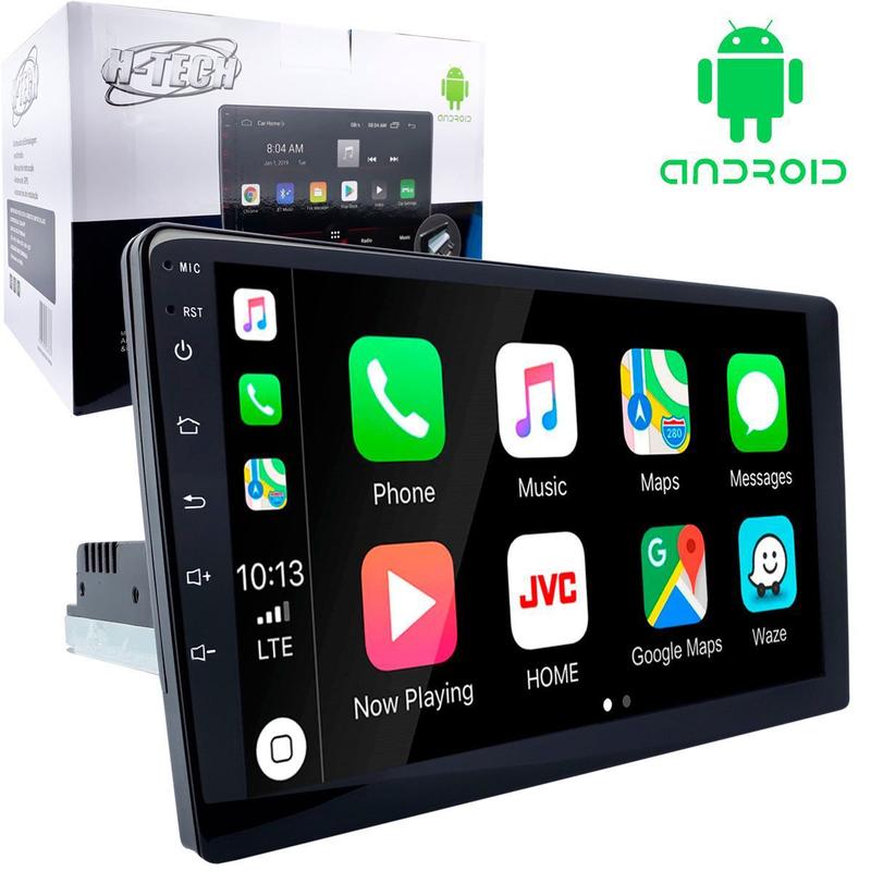 Central Multimidia 9pol 1Din 2GB 32GB Android 12 Carplay Android Auto - H-Tech - Central ...