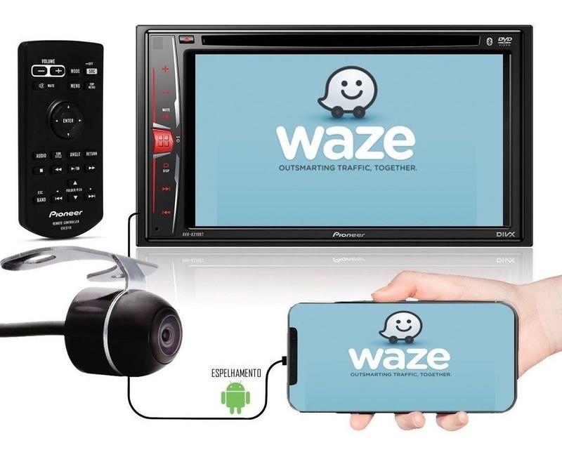 Central Multimídia Dvd Pioneer 2 Din Usb Bluetooth + Câmera - Central ...
