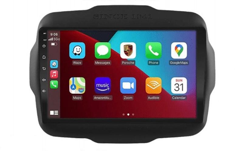 Central multimidia jeep renegade carplay android auto tela 9'' - Car ...