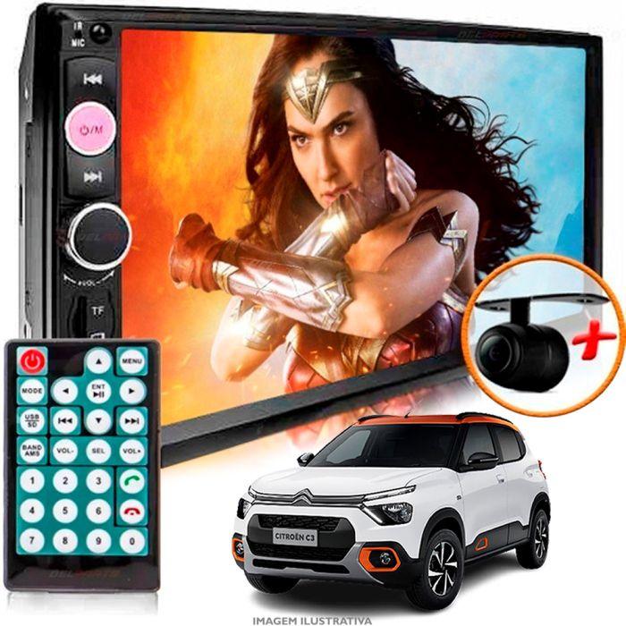 Central Multimídia Mp5 7 Pol Usb Sd Fm Bluetooth Citroen C3 2022 ...