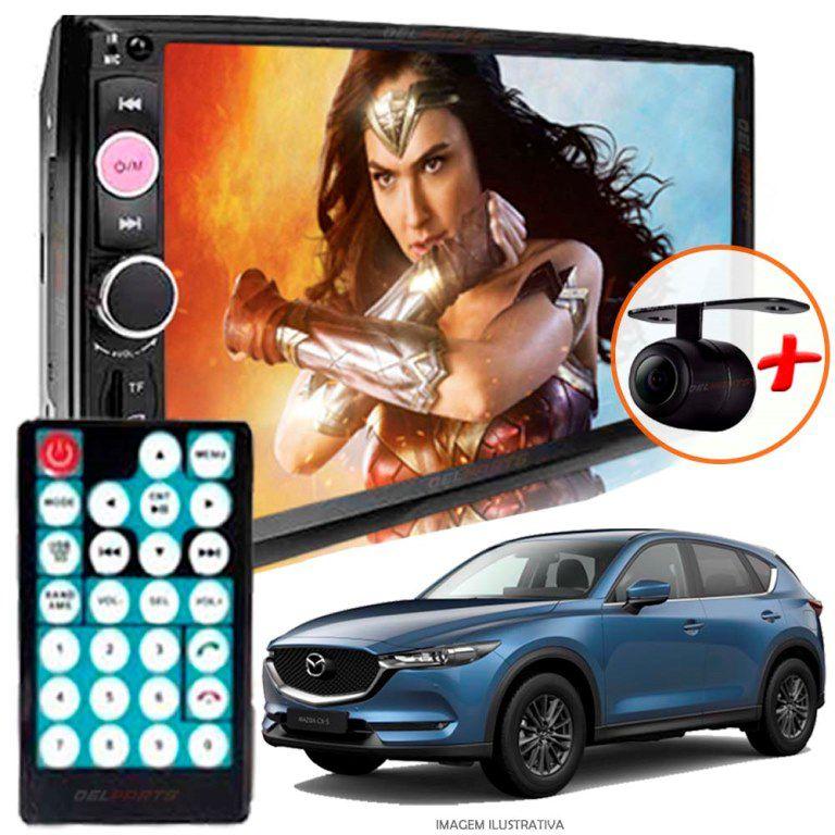 Central Multimídia Mp5 7 Pol Usb Sd Fm Bluetooth Mazda CX-5 2021 ...