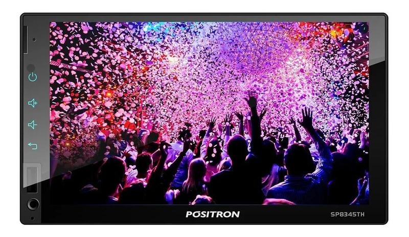 Central Multimídia Positron SP8345TH MP5 6.9 Pol Bluetooth USB ...