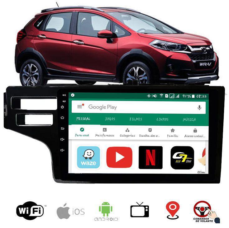 Central Multimídia S200+ Honda WRV WR-V 9 Polegadas Gps Wifi Tv Full Hd ...