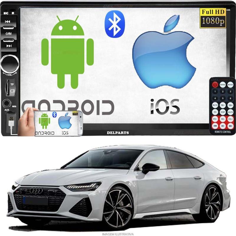 Central Multimidia Som Player Mp5 Android Ios Audi Rs 7 2021 - First Option - Central Multimídia ...