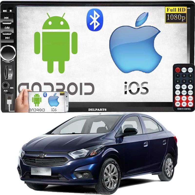 Central Multimidia Som Player Mp5 Android Ios Chevrolet Joy Plus 2021 - First Option - Central ...
