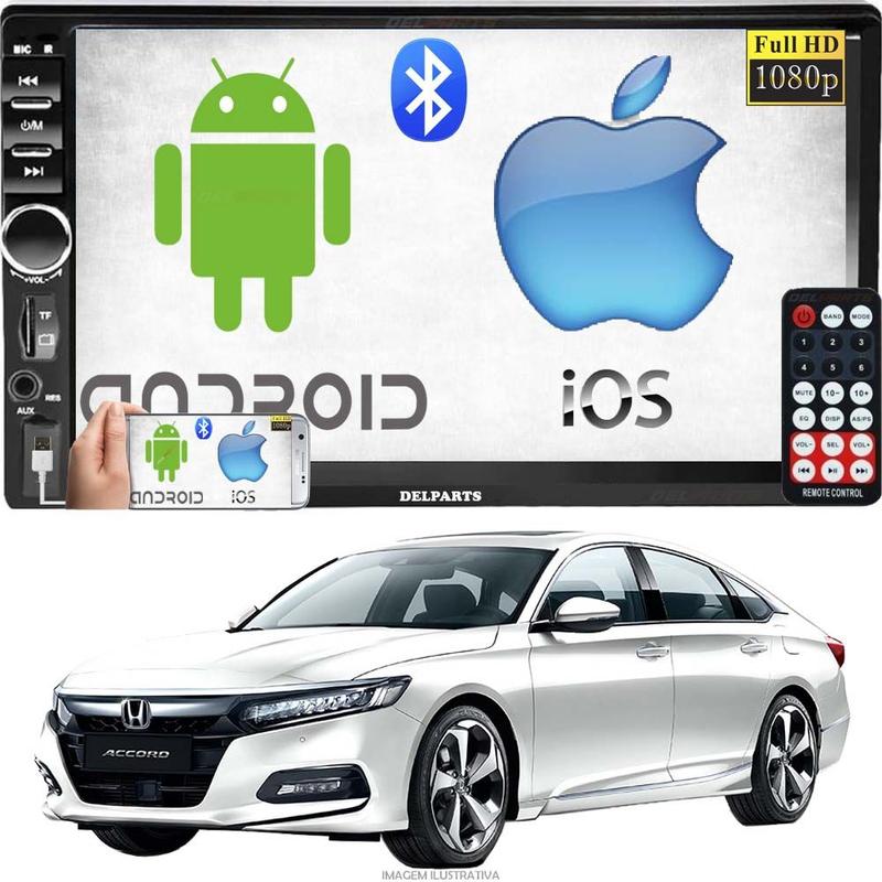 Central Multimidia Som Player Mp5 Android Ios Honda Accord 2021 - First Option - Central ...