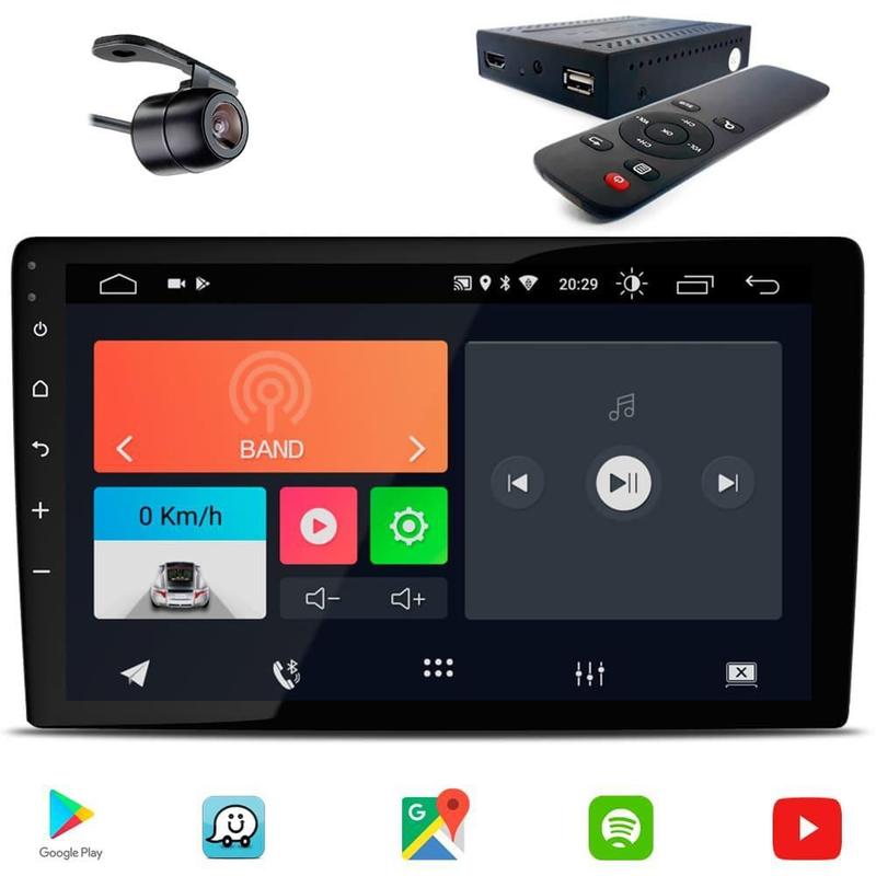 Central Multimidia Tela 10 Android 10 Camera Re+ Tv Full Hd - Faaftech - Central Multimídia ...