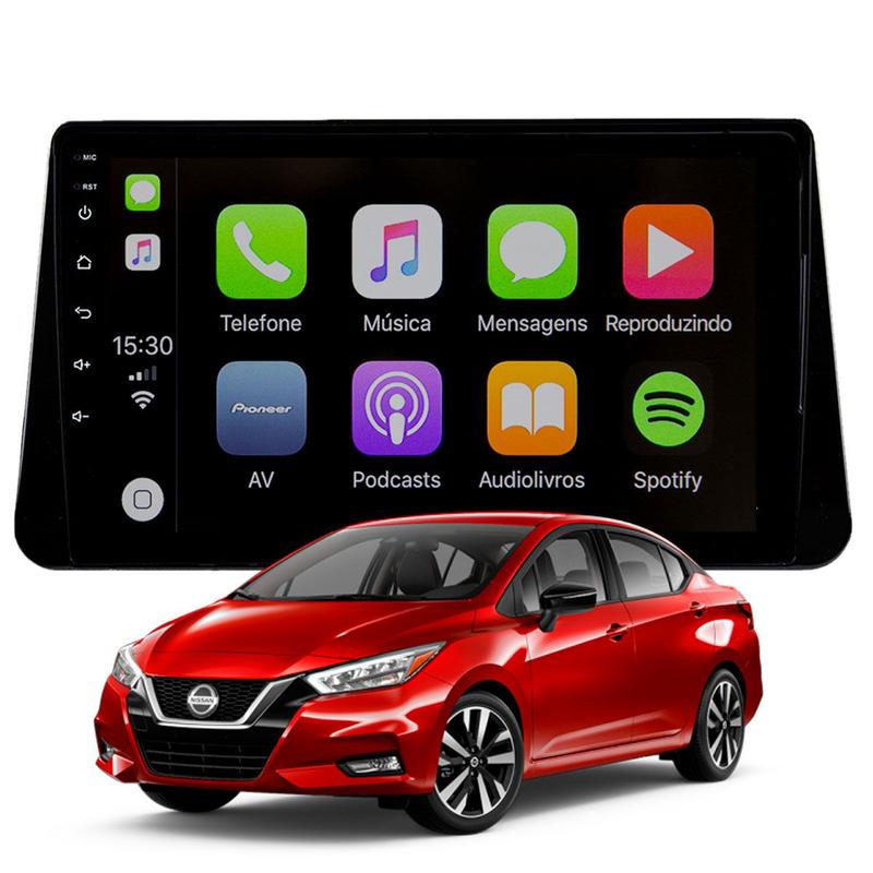 Central Multimídia Twincan Versa Sense 2021 2022 Sistema Android 10 com Comando de Voz ...