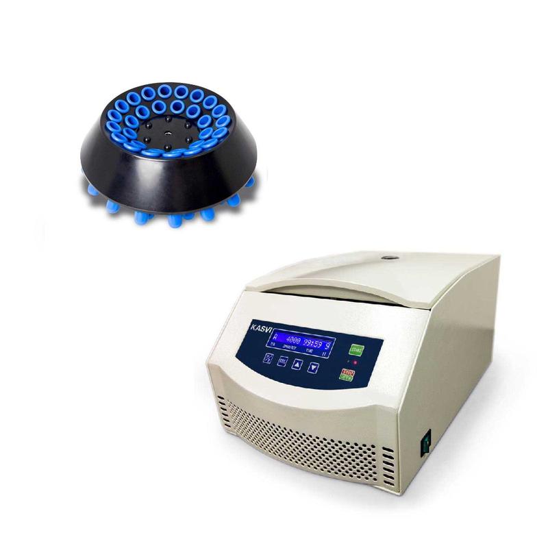 Centrifuga 300-4000Rpm + Rotor De Angulo Fixo, 30X5/7Ml (Kasvi) - Equipamento Médico e ...